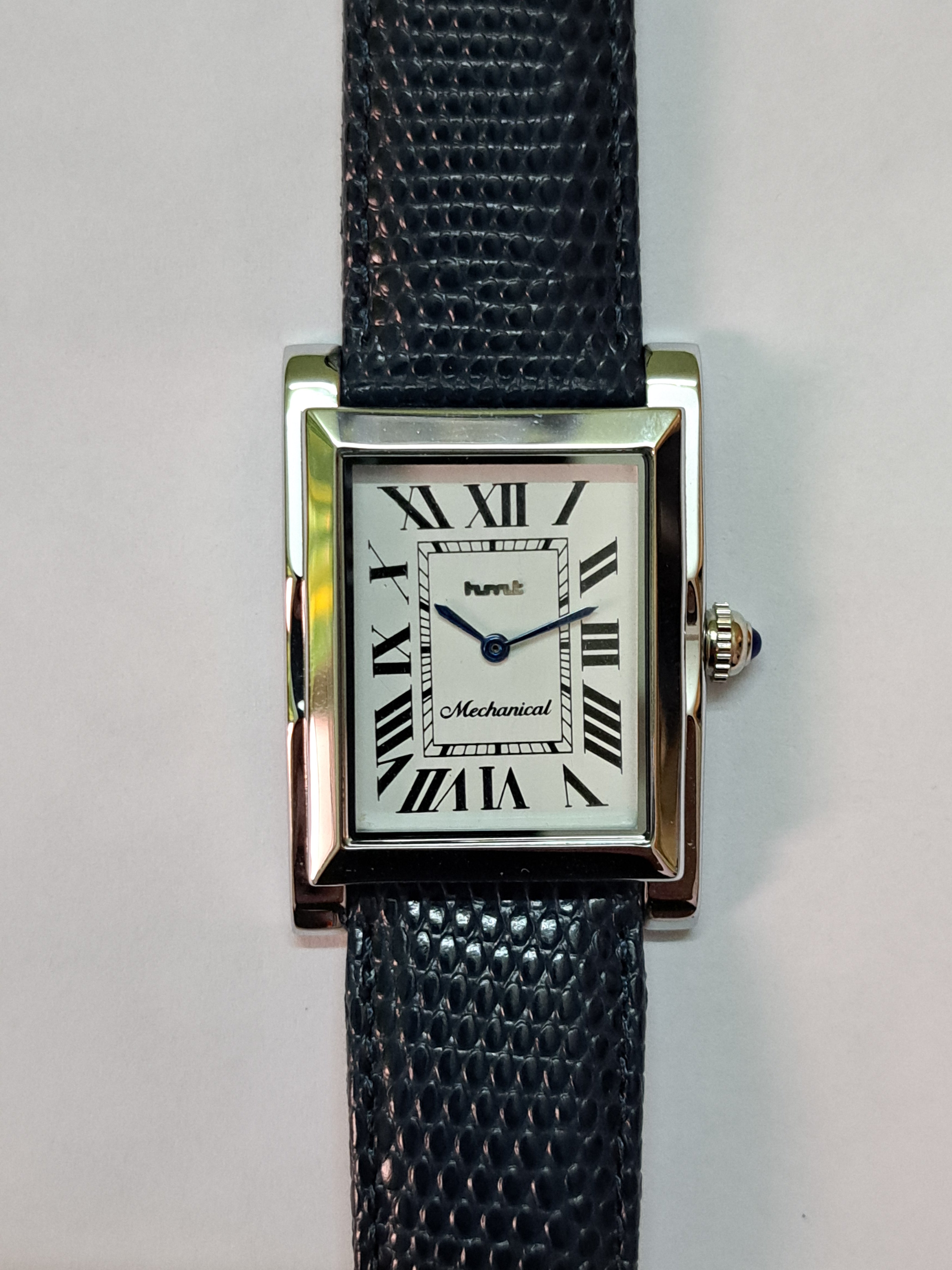 HMT Tank AM with Gloss Strap – Mangalore Watch Company
